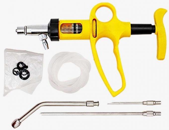 Continuous Veterinary Cattle Vaccine Syringes Medicine Injection Gun